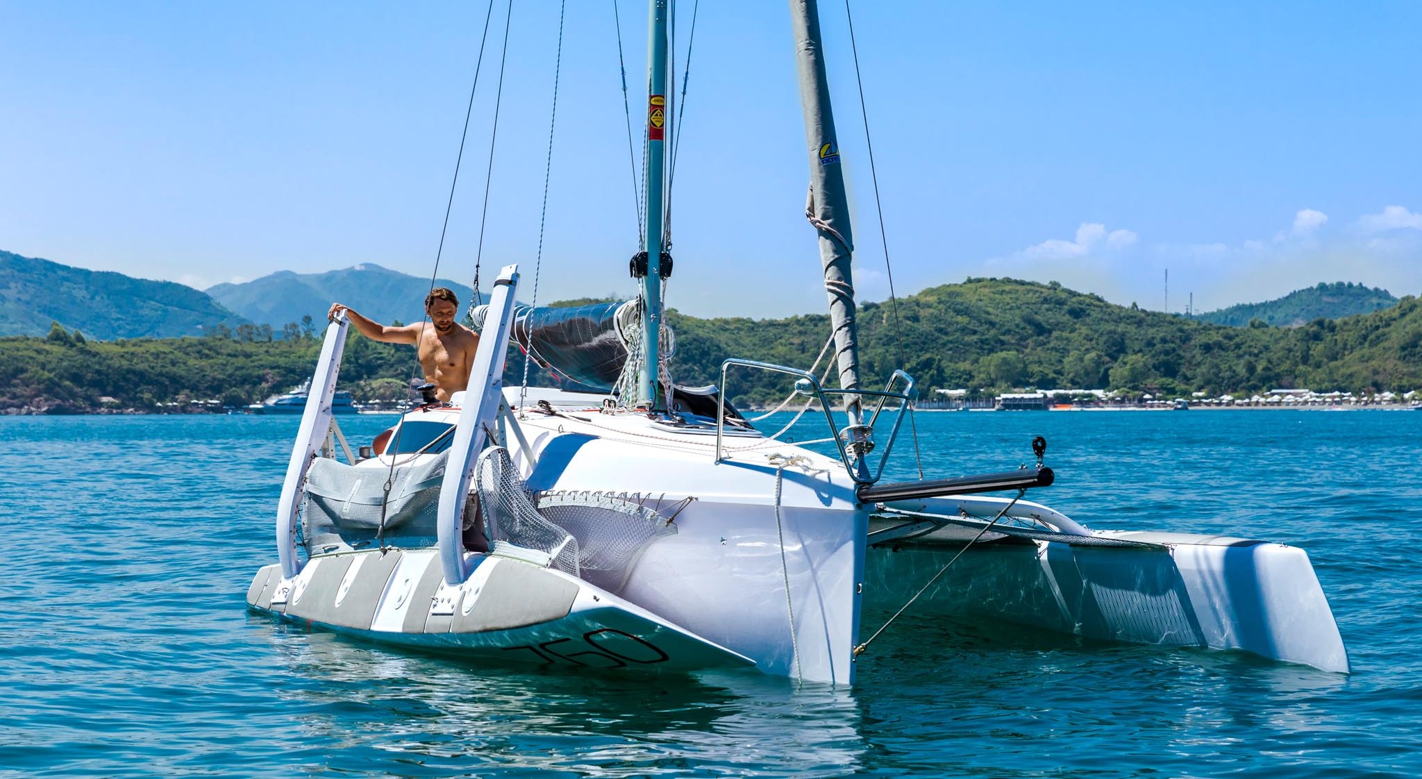 Trimaran Folding System | Corsair Marine Trimarans