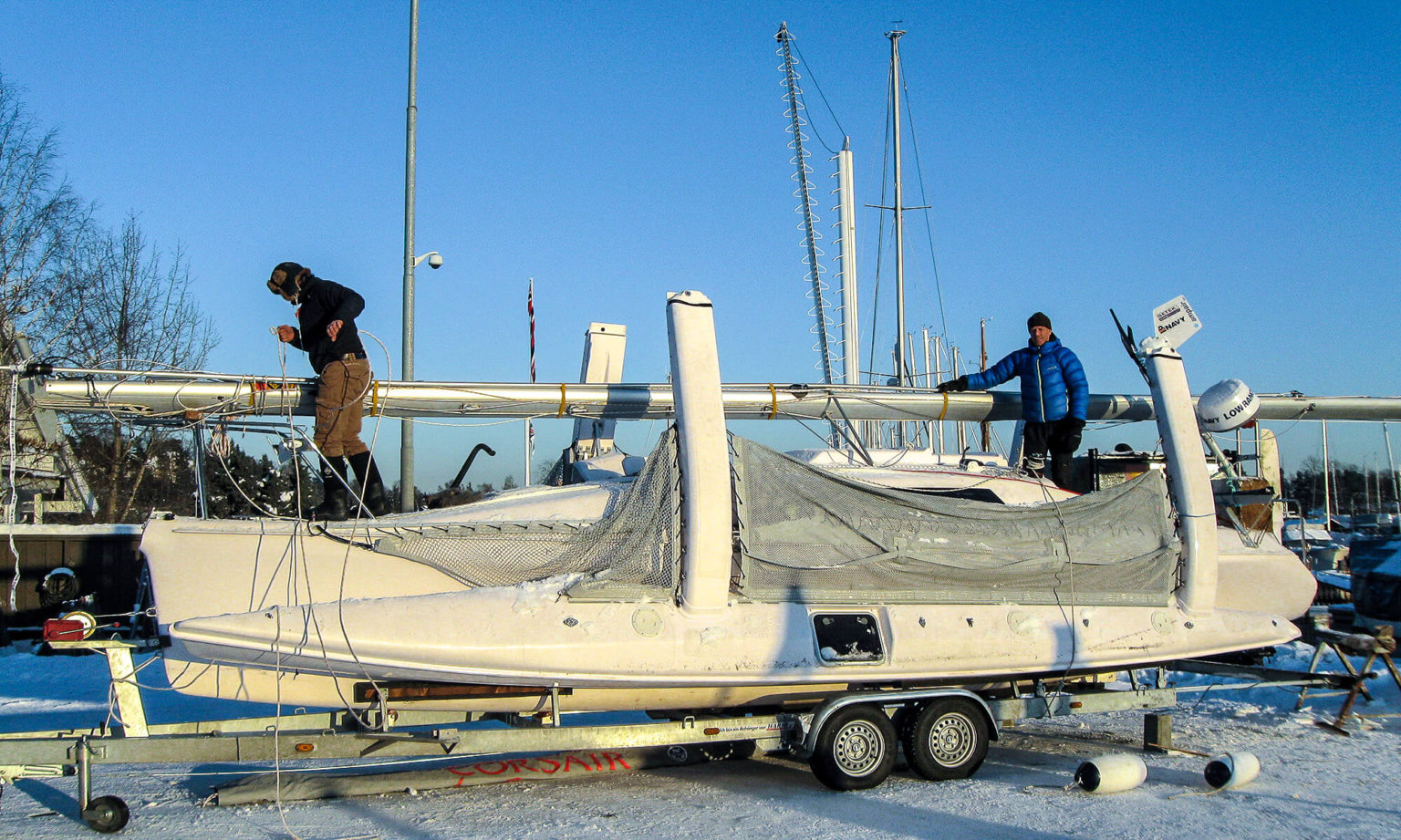 Trimaran Trailer Sailing | Corsair Marine Trimarans